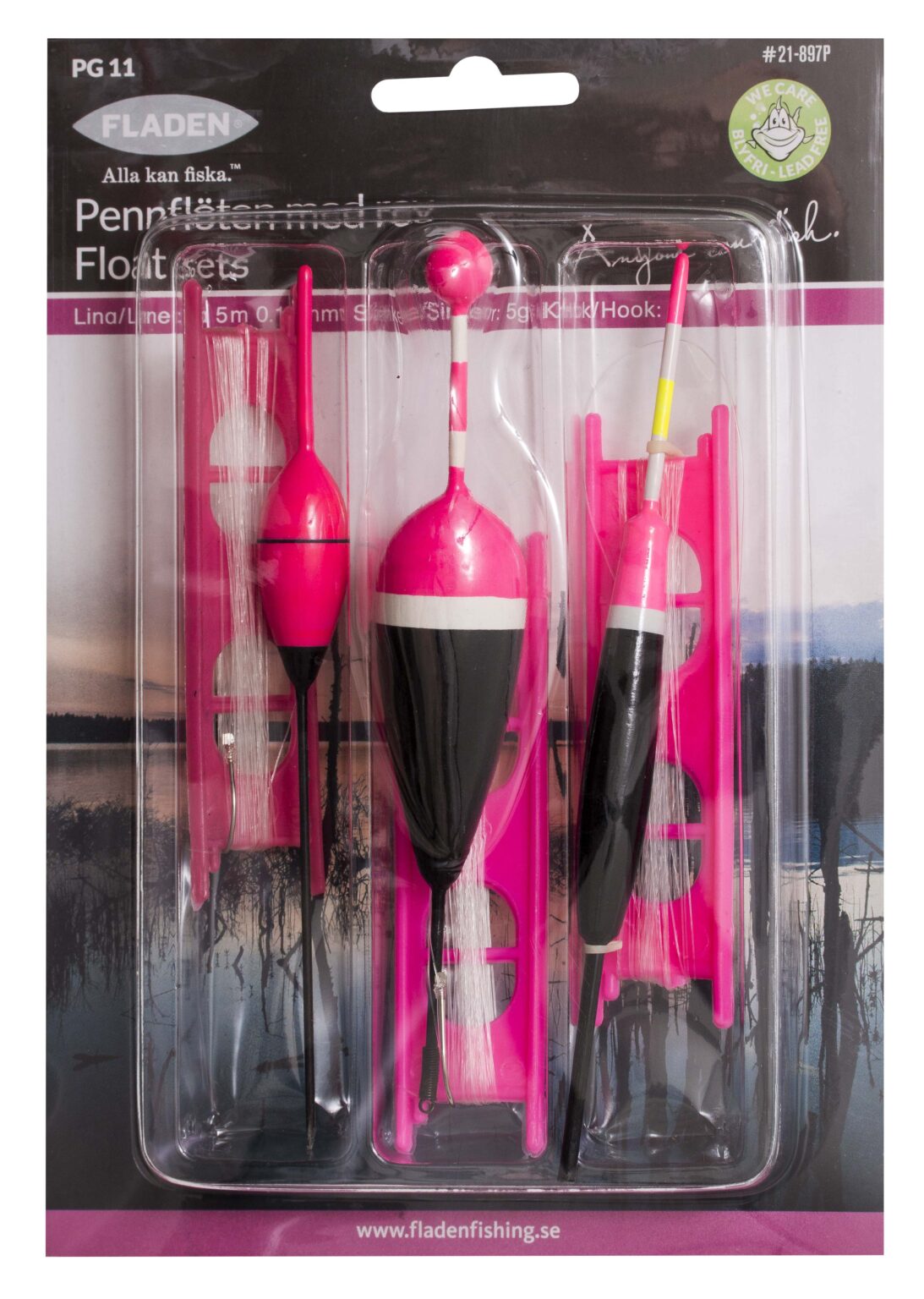 FLADEN Set of Junior Float Kits with Line and Winder - YYS International